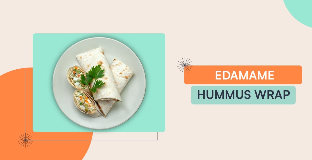 Edamame Hummus Wrap A Refreshing Twist on Healthy Delights